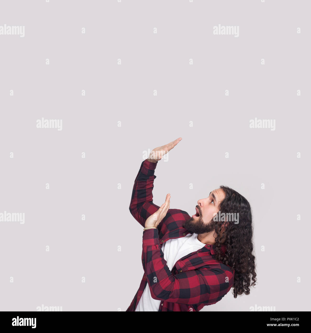 Indian man profile face hi-res stock photography and images - Alamy