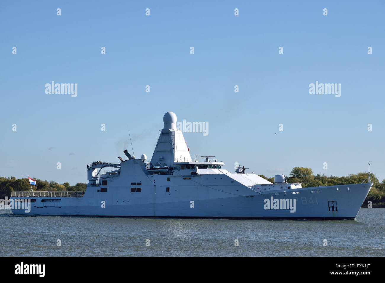 Royal Netherlands Navy Offshore Patrol Vessel HNLMS Zeeland arrives on ...