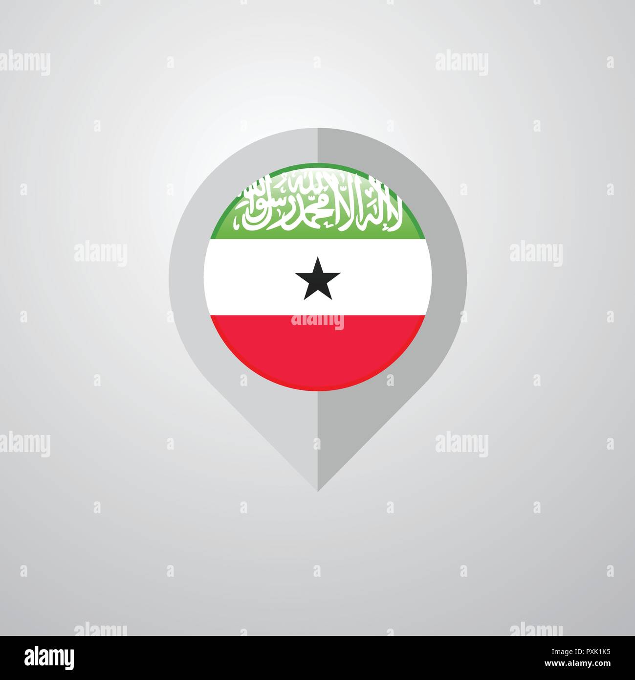 Map somaliland vector illustration hi-res stock photography and images ...