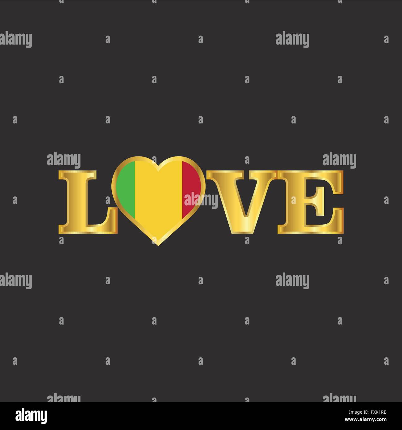 Mali heart Stock Vector Images - Alamy