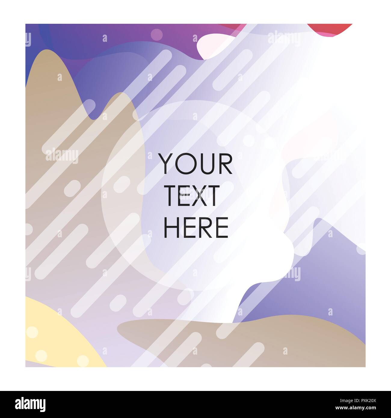 Colorful background with typography design vector Stock Vector Image ...