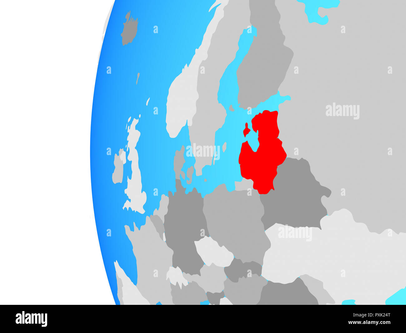 Baltics map hi-res stock photography and images - Alamy