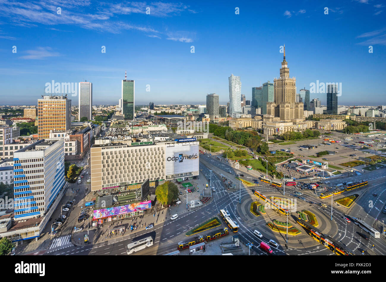 Dmowskiego roundabout hi-res stock photography and images - Alamy