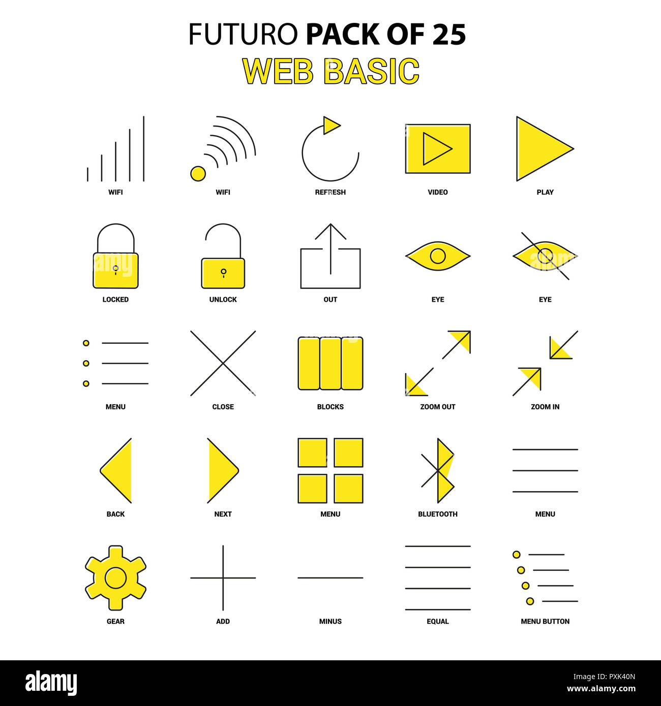 Back Button Icons Pack High Resolution Stock Photography and Images - Alamy