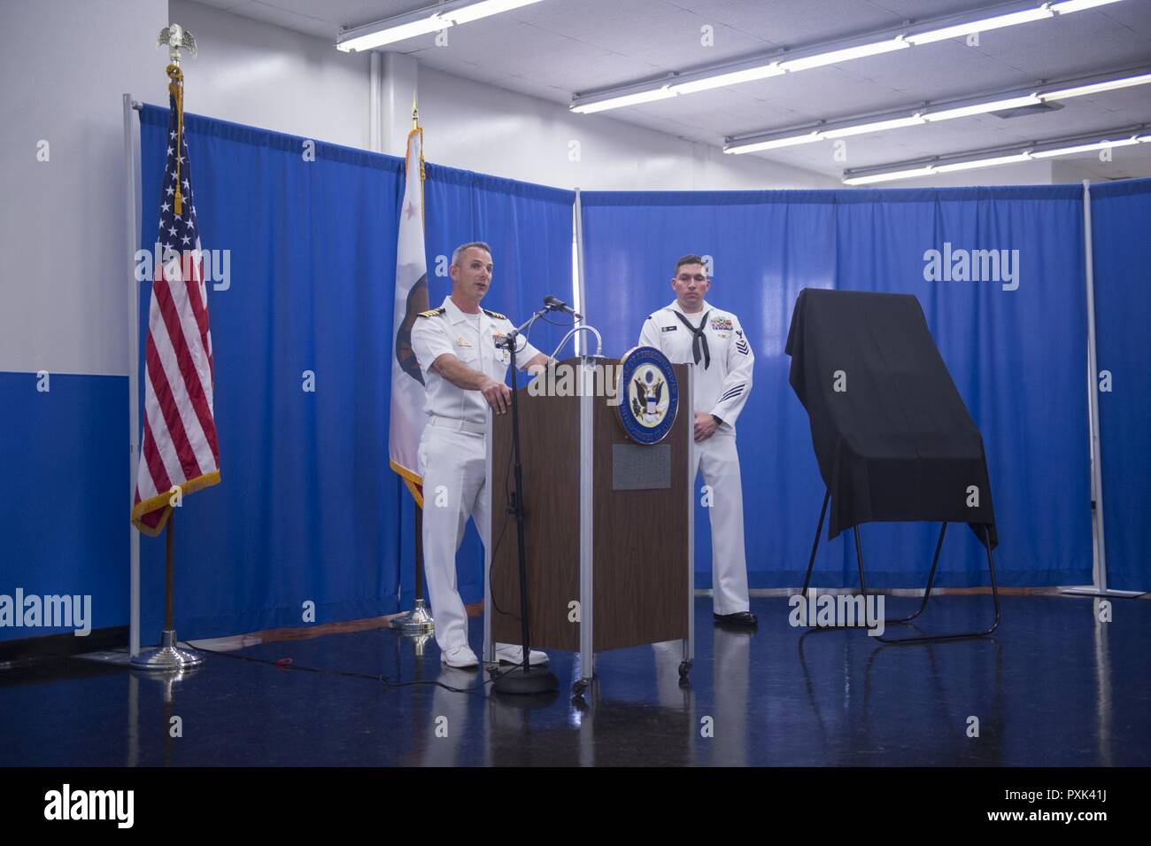 PORT HUENEME, Calif. (May 31, 2017) Capt. Mike Saum, commodore, Naval ...