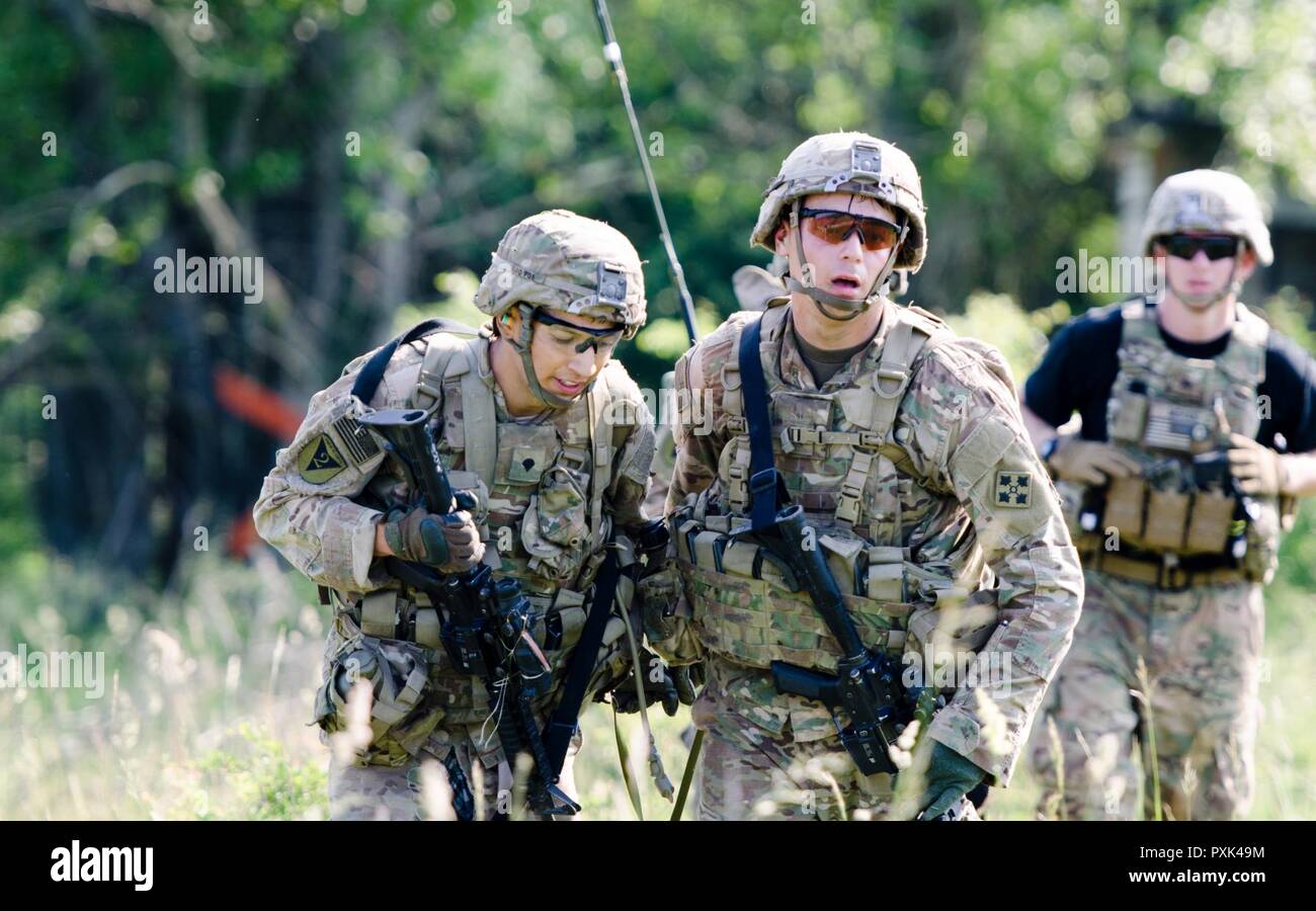 Apache Troop, 4th Squadron, 10th Cavalry Regiment conducts a spur ride ...