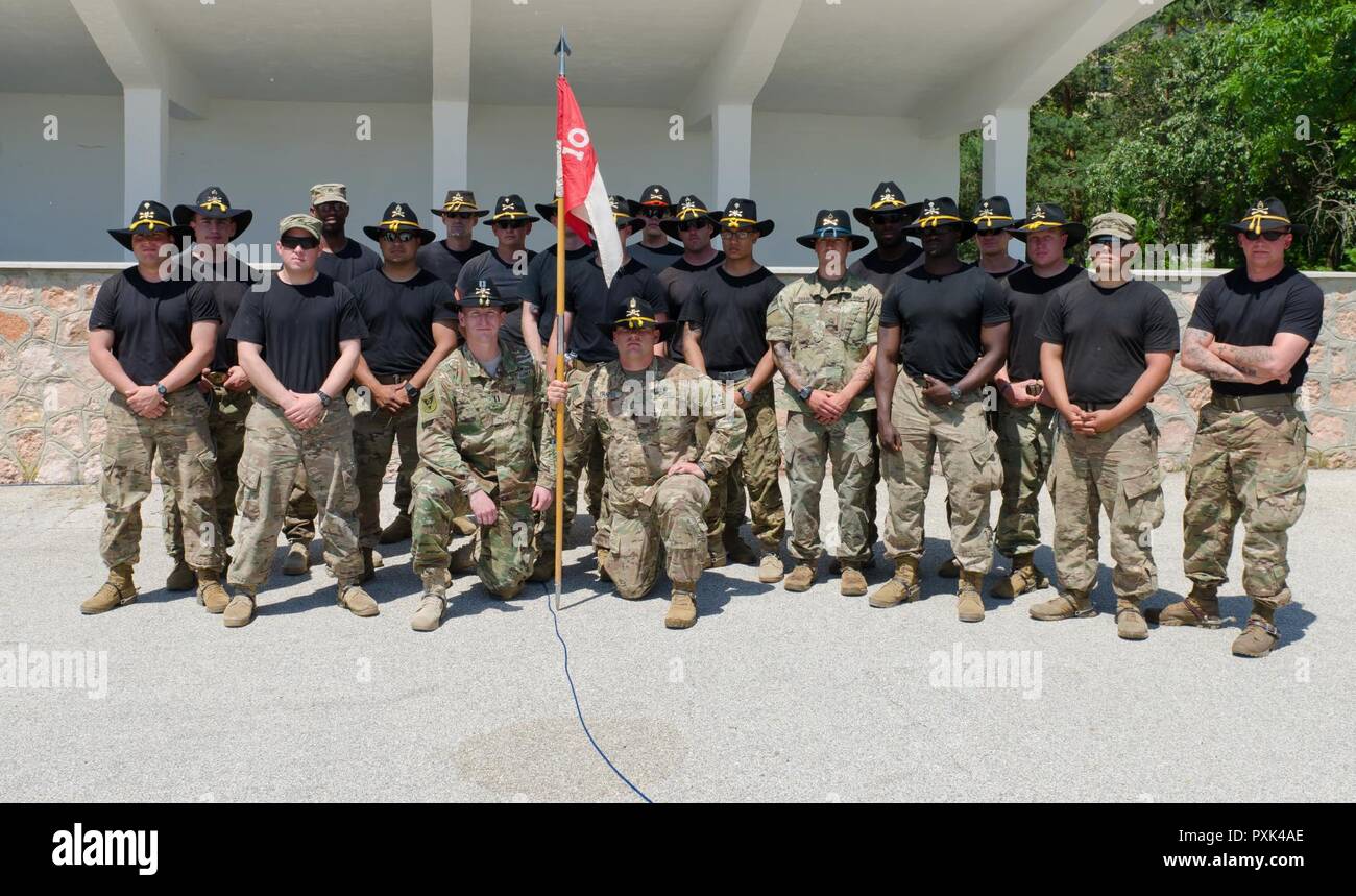Apache Troop, 4th Squadron, 10th Cavalry Regiment conducts a spur ride ...