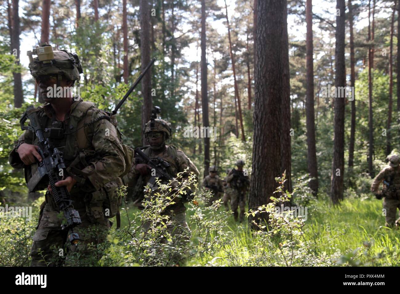 U.S. Soldiers with Baker Company, 2nd Battalion, 12th Infantry Regiment ...