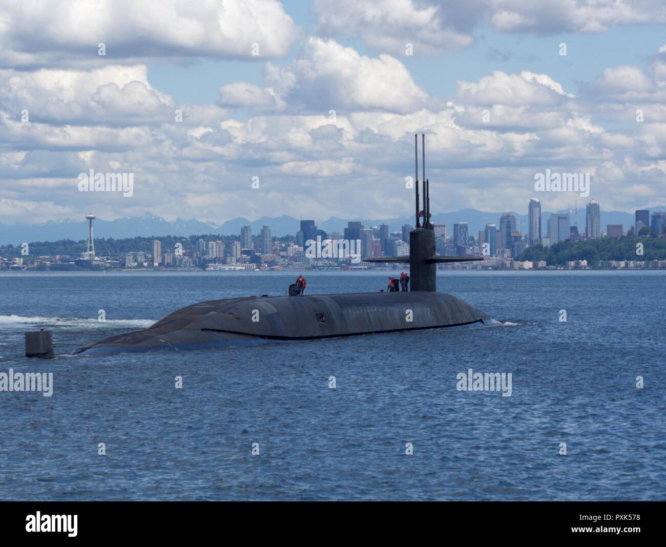 PUGET SOUND, Wash. (June 02, 2017) The Ohio-class ballistic-missile ...