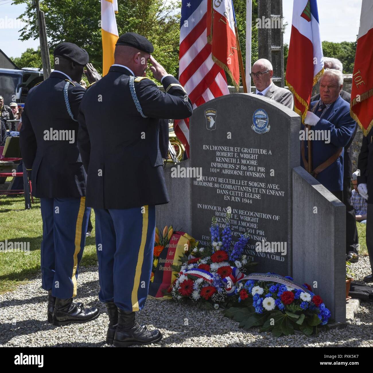 U.S. Army Col. Al Boyer (left), commander of the 1st Brigade Combat ...
