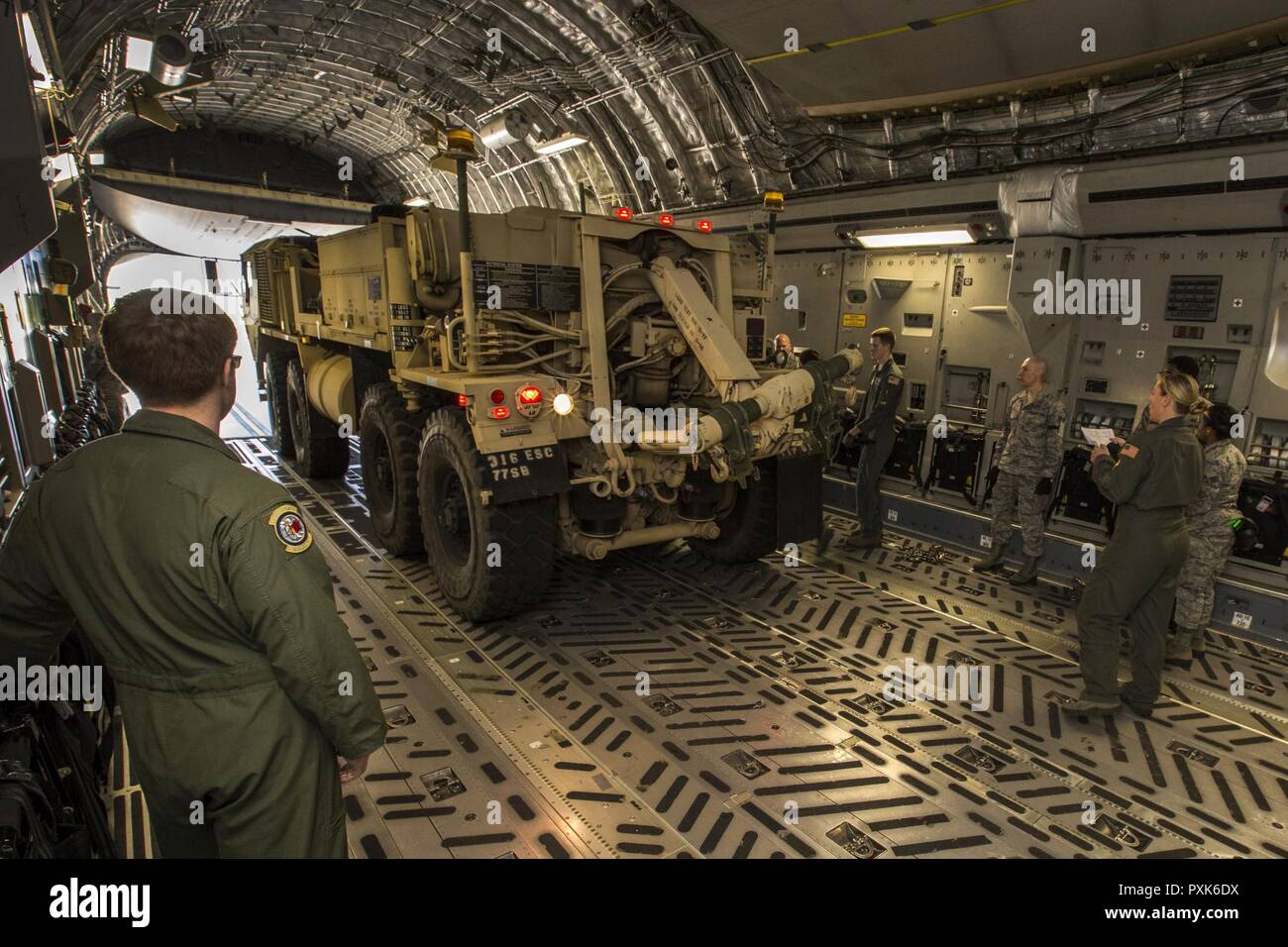 U.S. Air Force Aerial Porters with the 35th Aerial Port Squadron, 514th ...