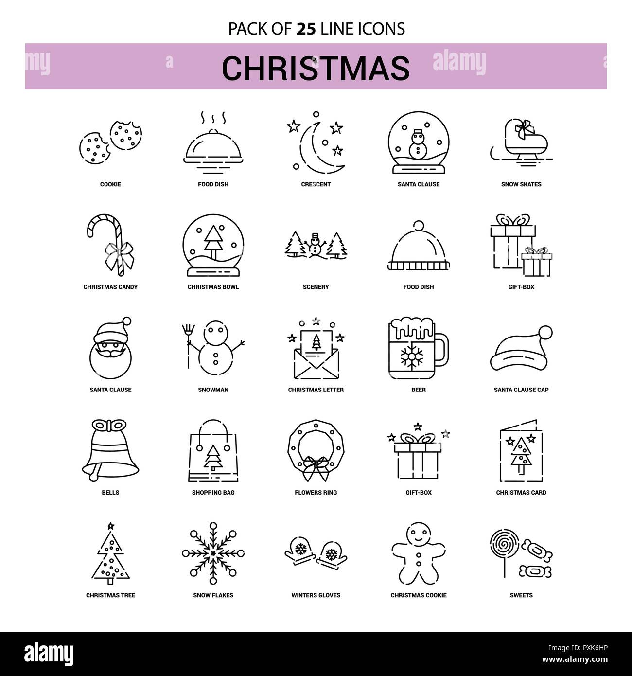 Crescent dashed hi-res stock photography and images - Alamy