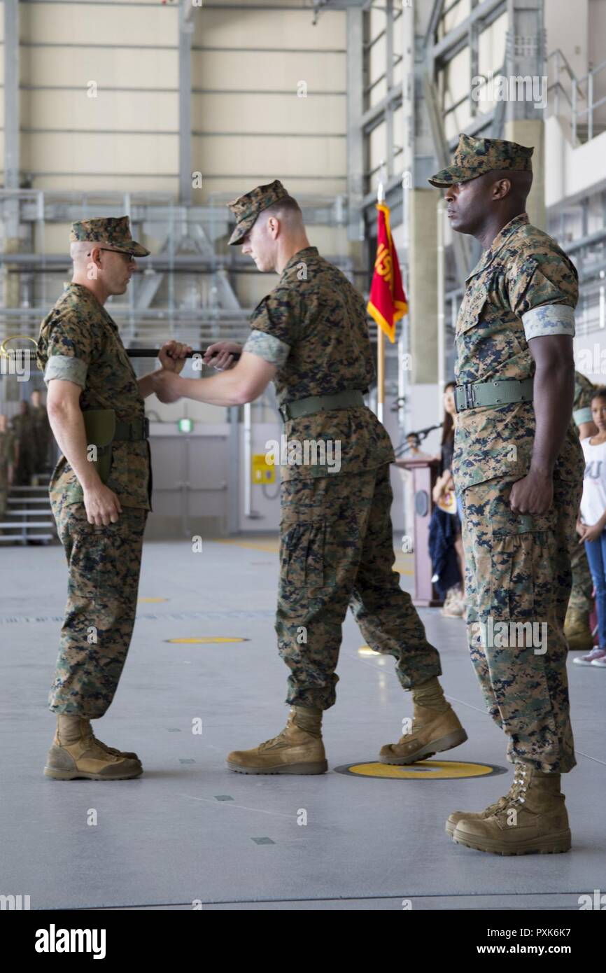 U.S. Marine Corps Lt. Col. Kevin A. Campbell, commanding officer of ...