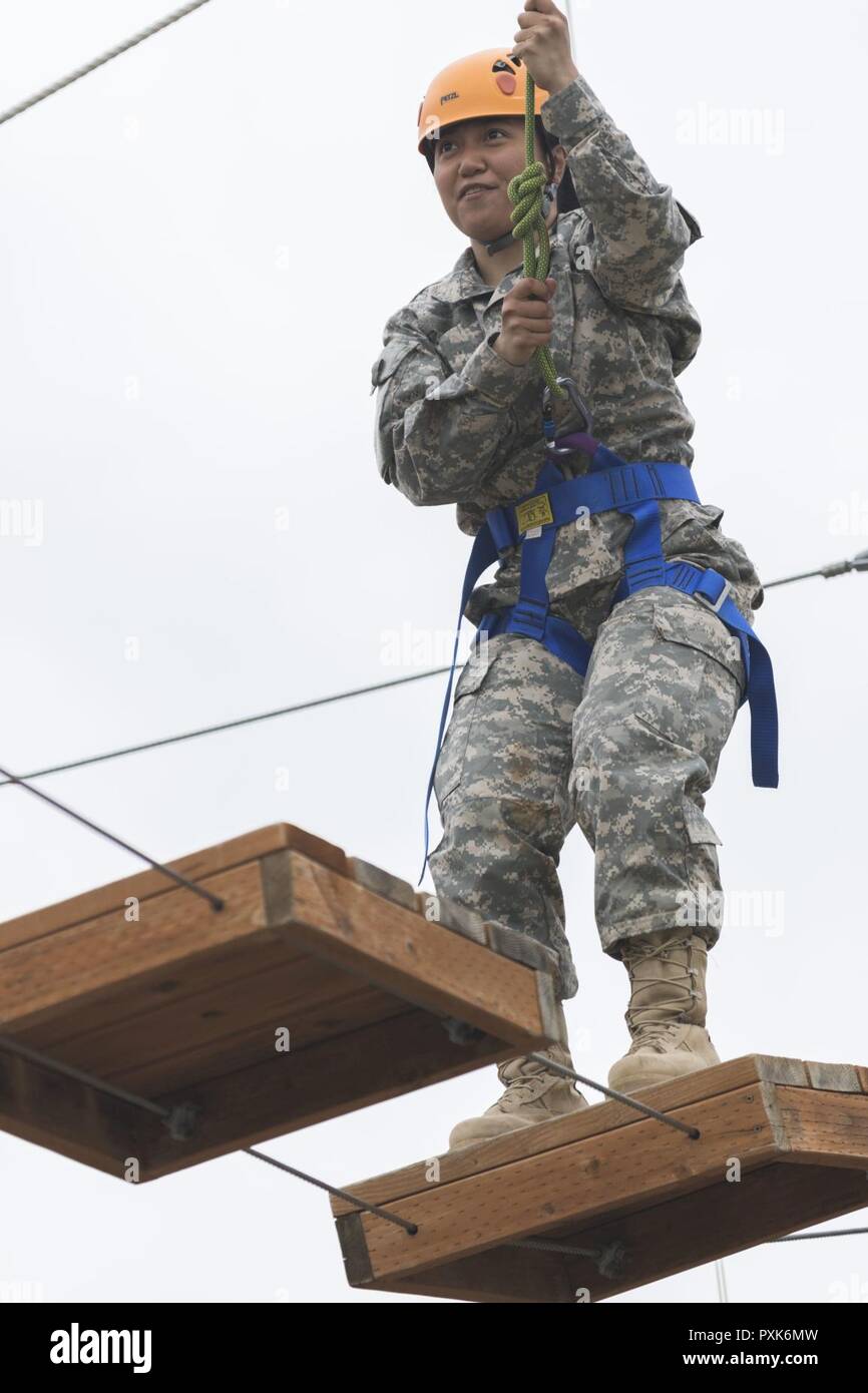 A Guardsman with the Alaska Army National Guard’s Recruit Sustainment ...