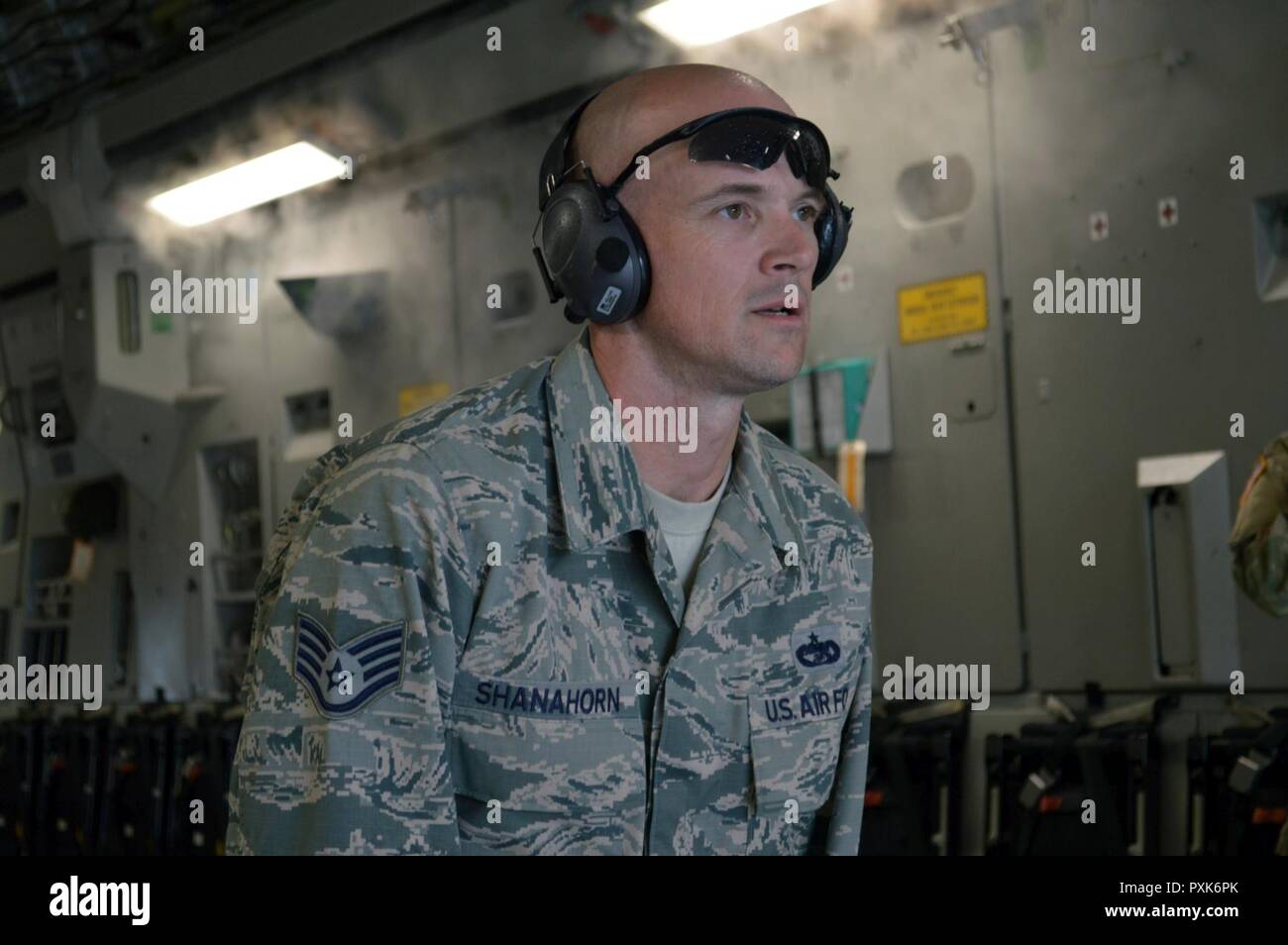 Staff Sgt. Andrew Shanahorn assigned to 647th Logistics Readiness ...