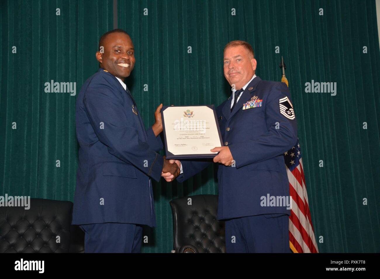 Senior Master Sgt. John Schulze, 507th Civil Engineer Squadron pavement ...