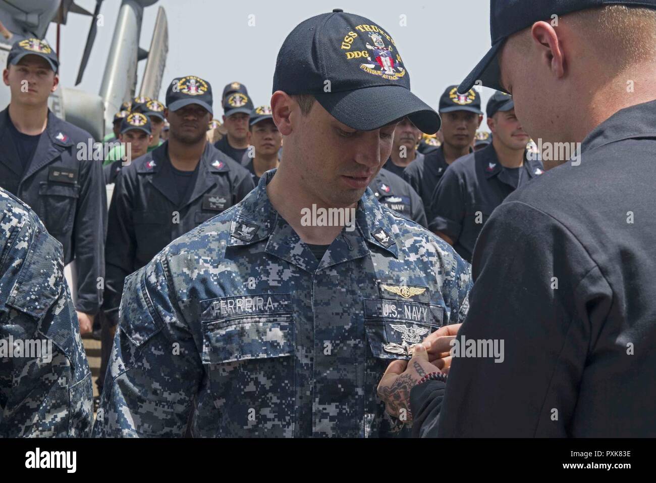 U.S. 5TH FLEET AREA OF OPERATIONS (June 2, 2017) Sonar Technician ...