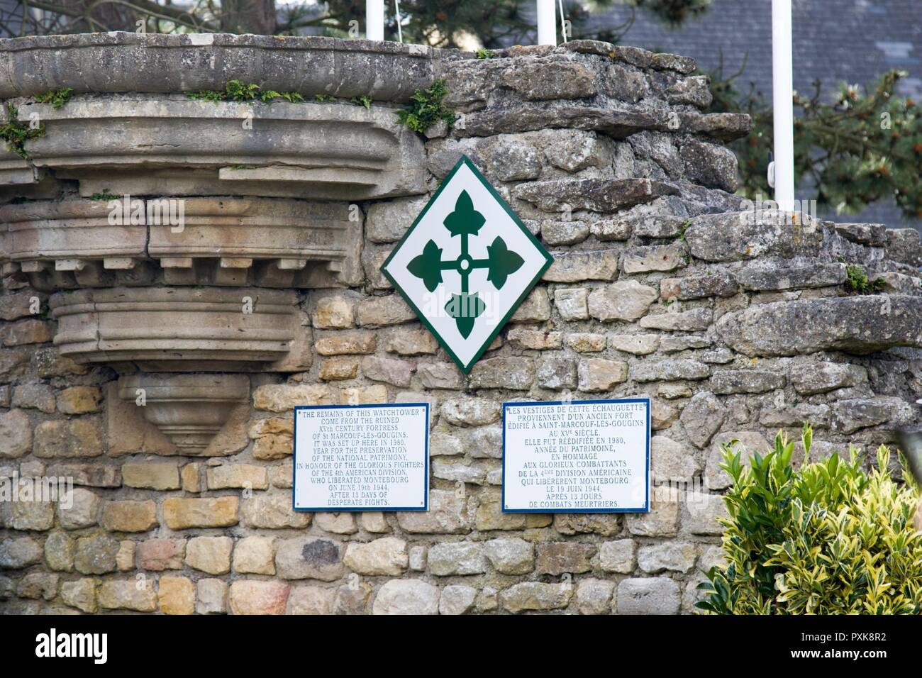 Montebourg World War II Memorial. MONTEBOURG, France--Maj. Gen. Ryan F ...