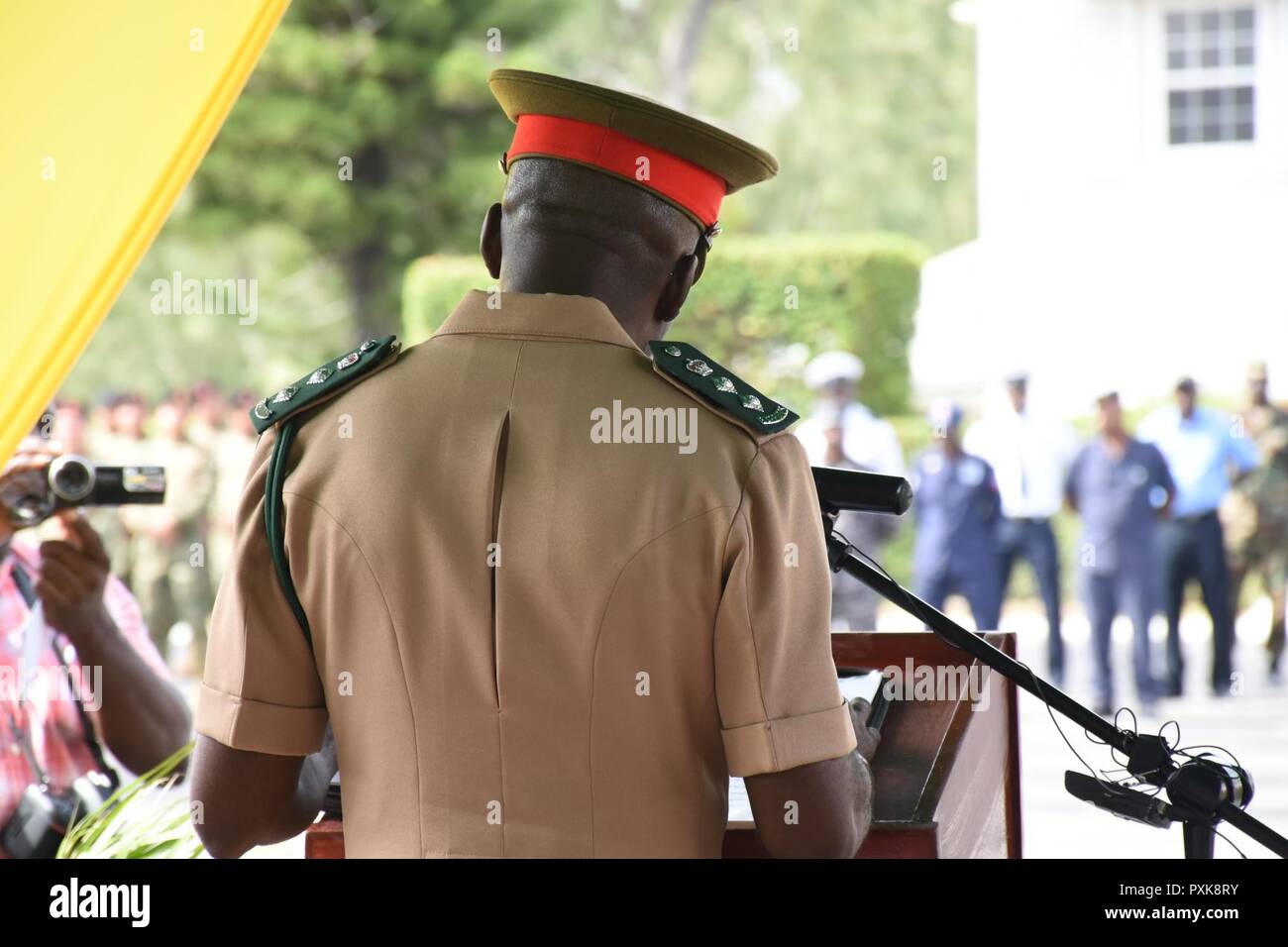 Barbados defence force hi-res stock photography and images - Alamy