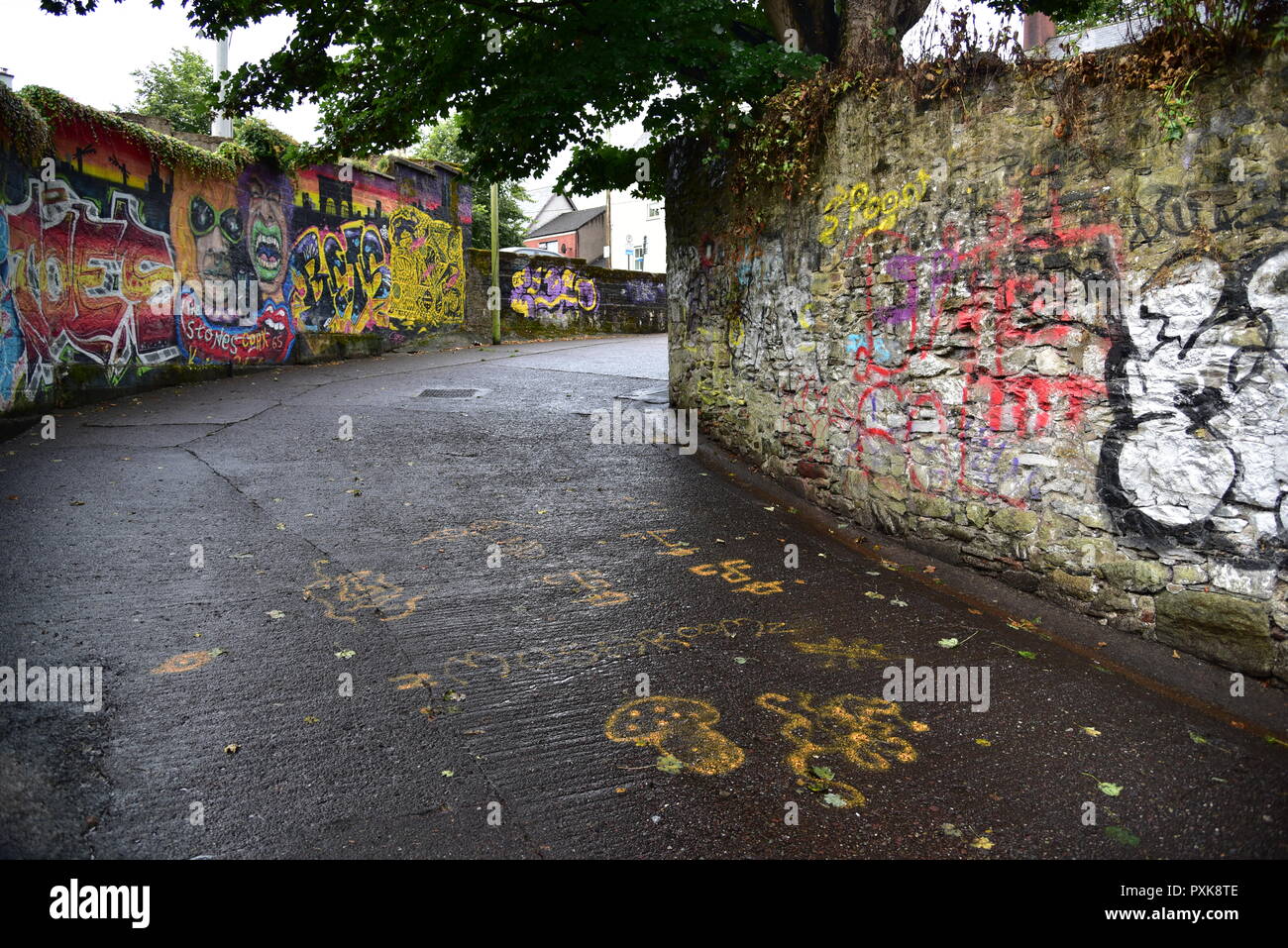 Graffiti, Cork, Ireland Stock Photo - Alamy