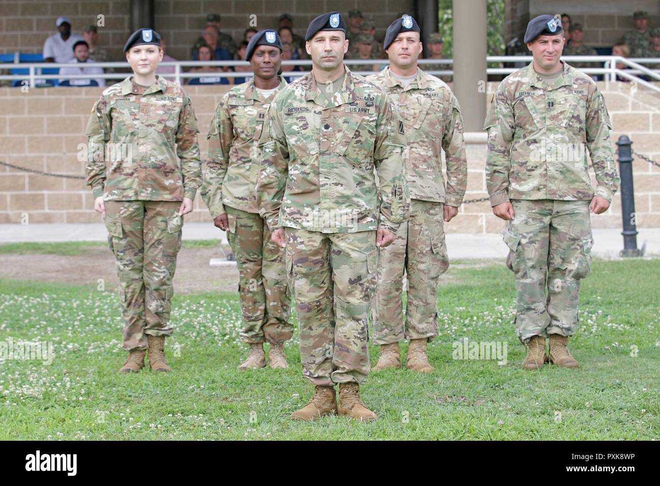 Lt. Col. Luke Richards, commander of 3rd Infantry Division Headquarters ...