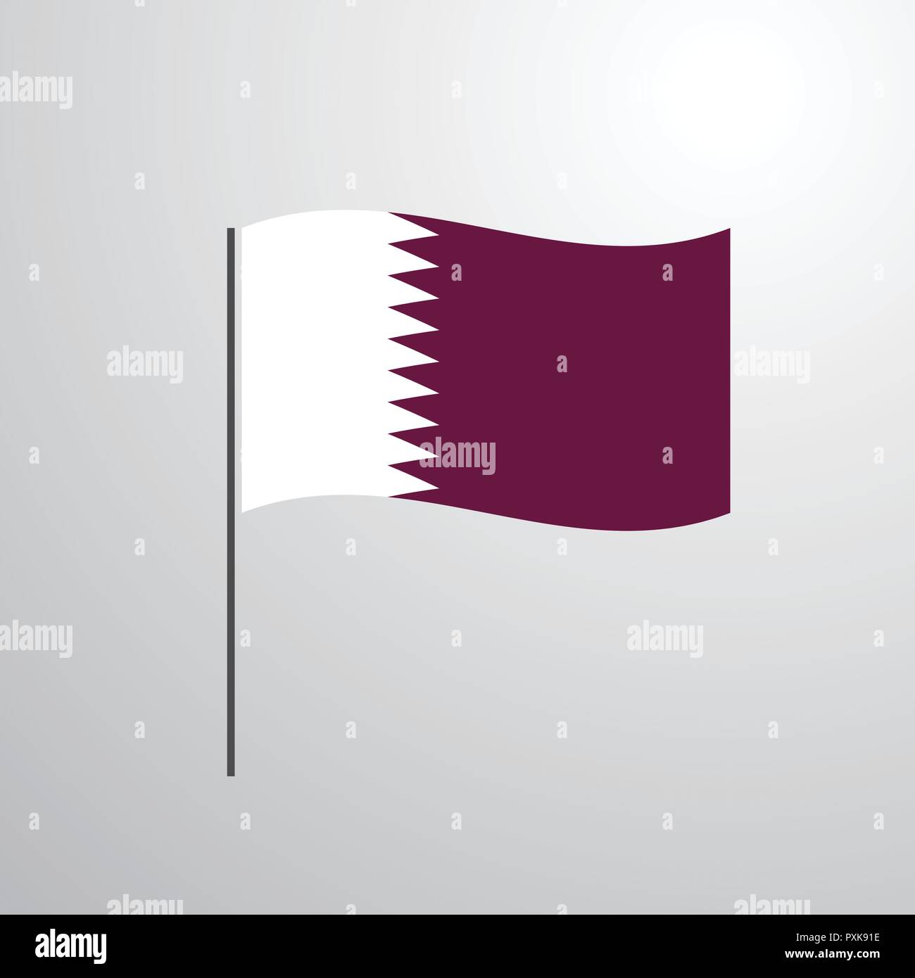 Wavy Qatari Flag High Resolution Stock Photography and Images - Alamy
