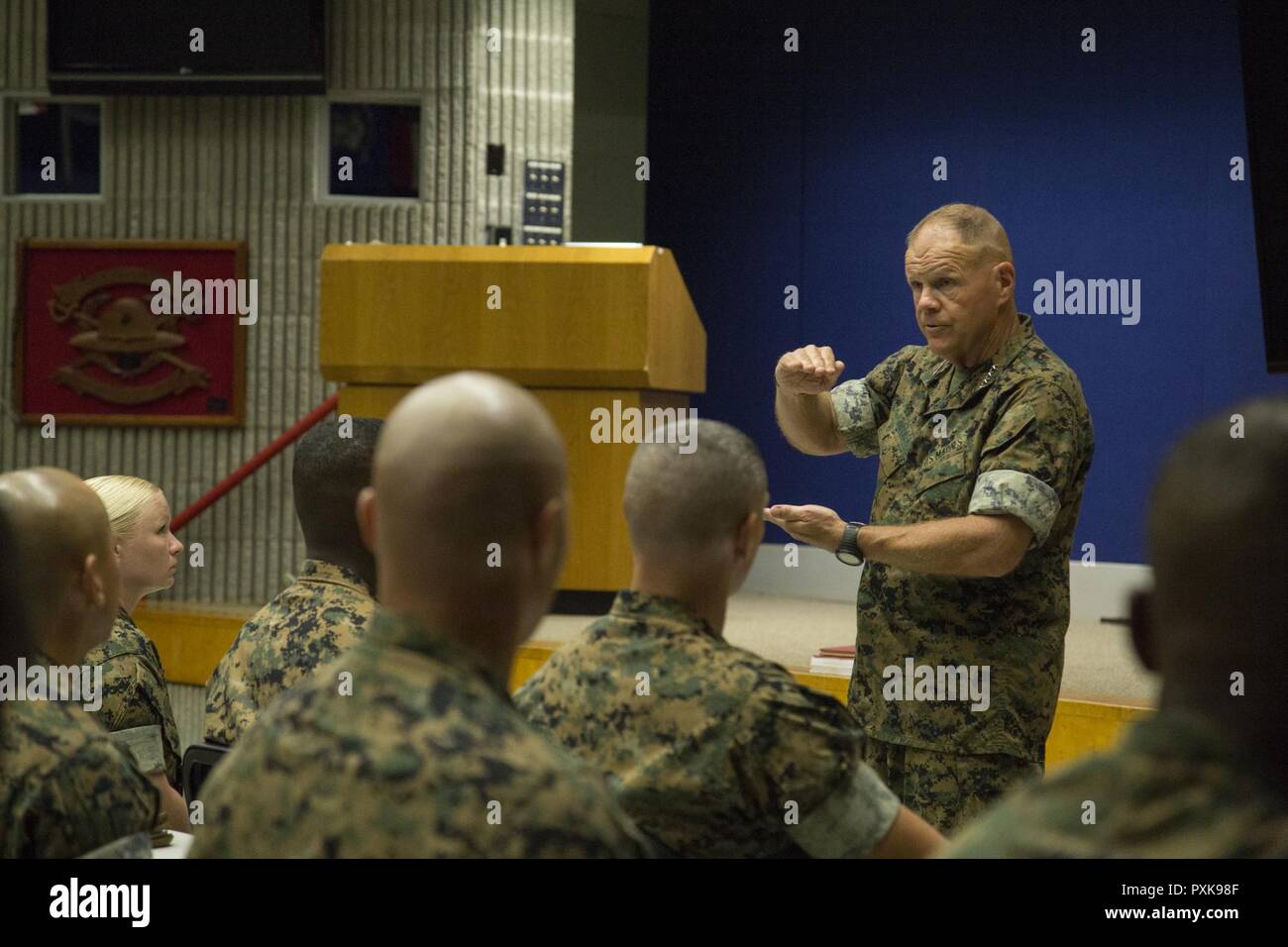 U.S. Marine Corps General Robert B. Neller, Commandant of the Marine ...