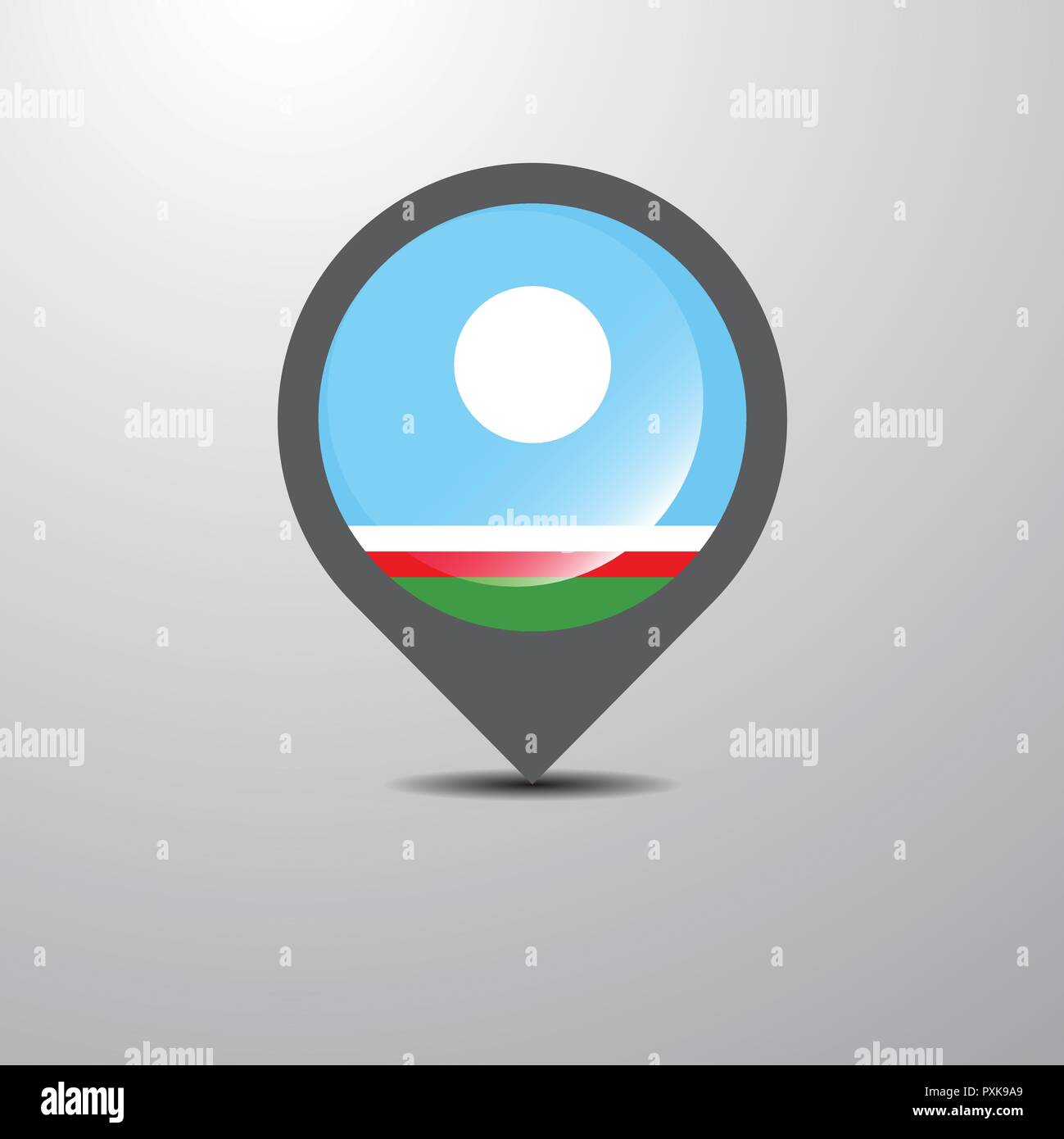 Sakha map hi-res stock photography and images - Alamy