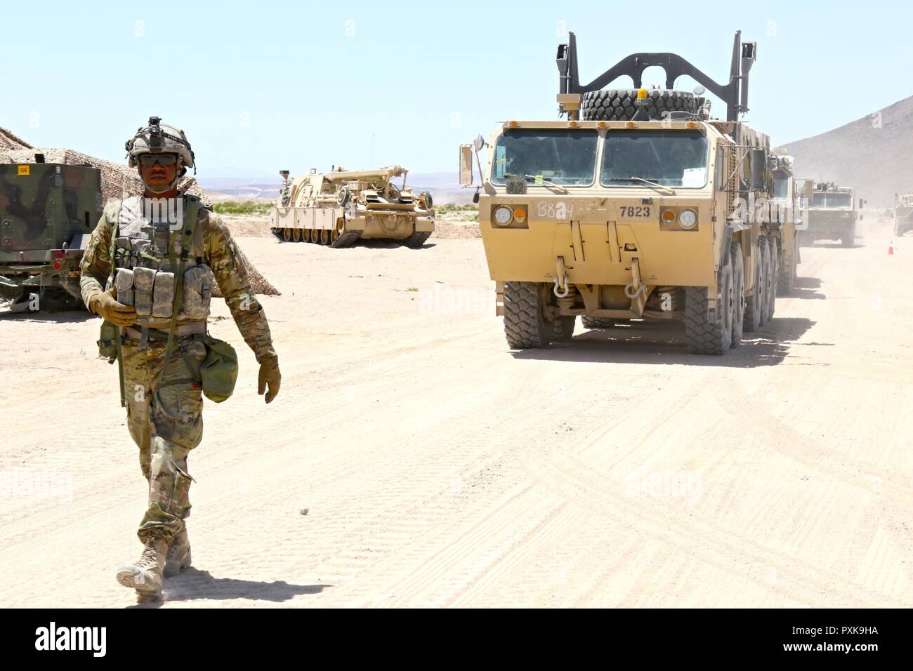 Staff Sgt. Torry James, with the 539th Transportation Company, Fort ...