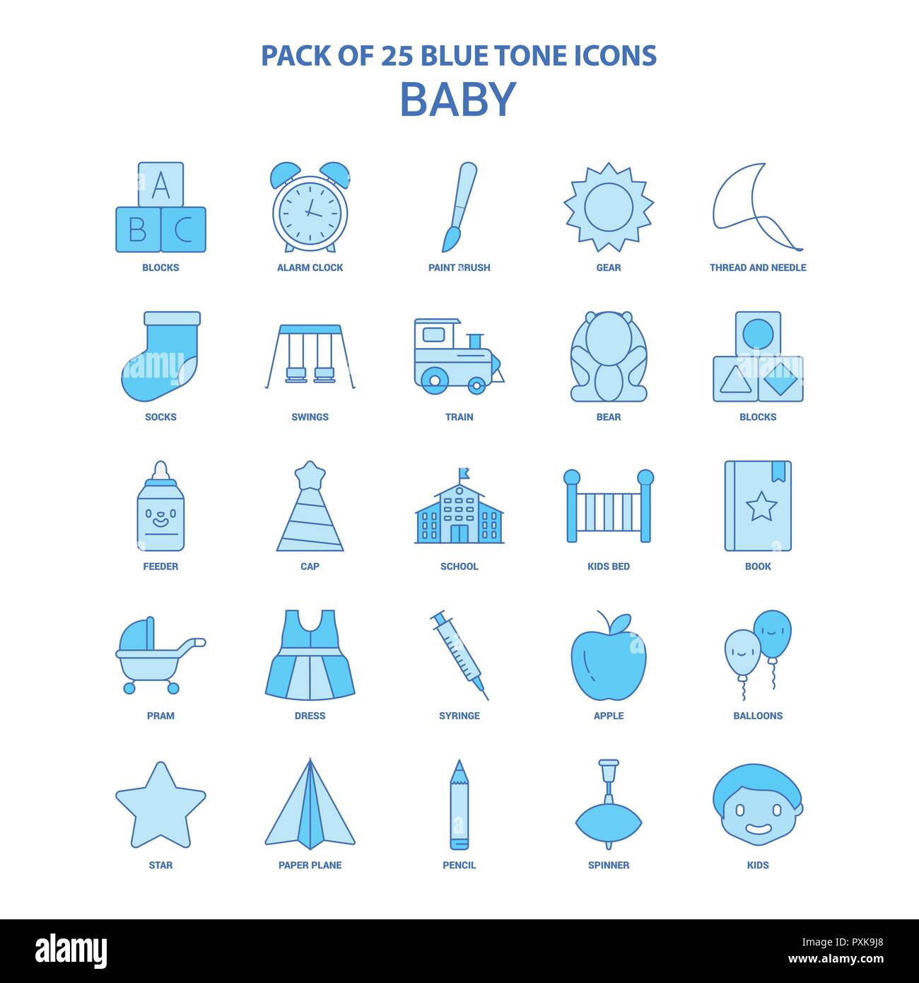 Kid toy sets Stock Vector Images - Alamy