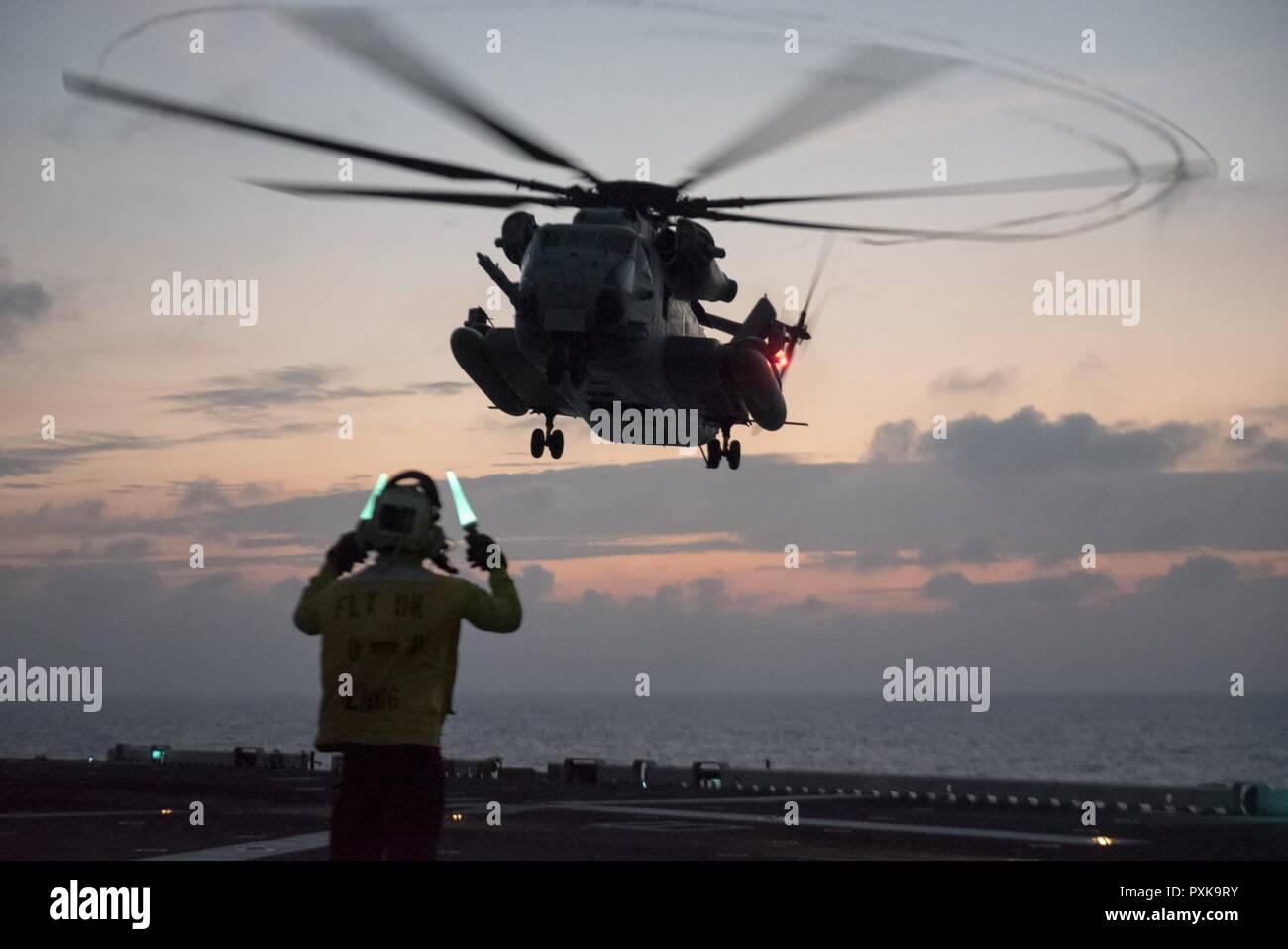 EAST CHINA SEA (June 4, 2017) Airman Francis Mateodiaz, from Coamo ...