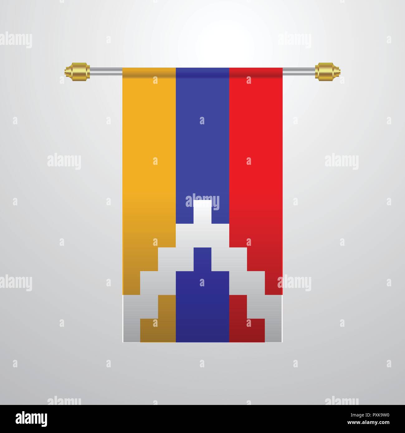 Nagorno flag Stock Vector Images - Alamy