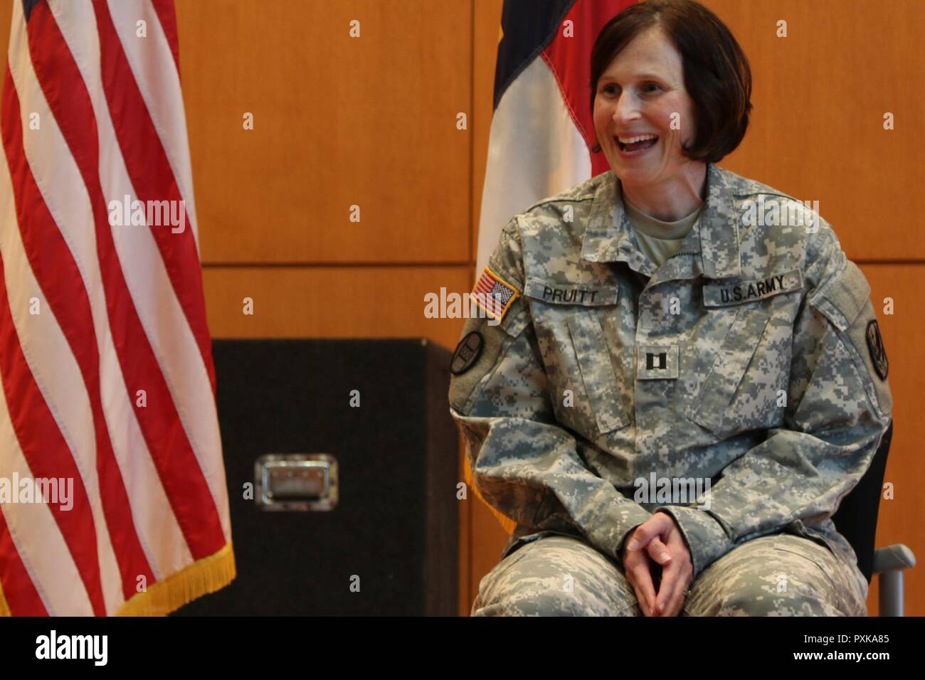 Cpt. Michelle L. Pruitt, Brigade S1 (Personnel) for 449th Theater ...
