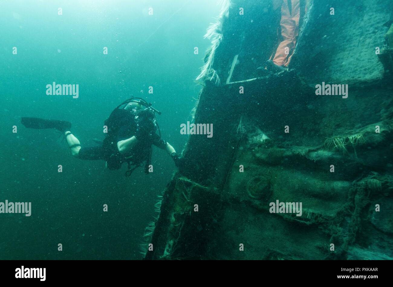 PORT OF SPAIN, Trinidad - A clearance diver from Fleet Diving Unit ...