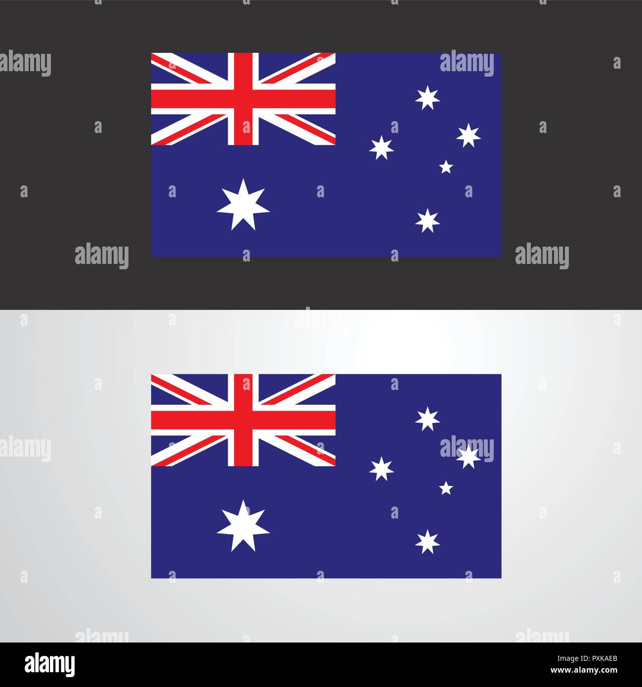 Aus flag Stock Vector Images - Alamy