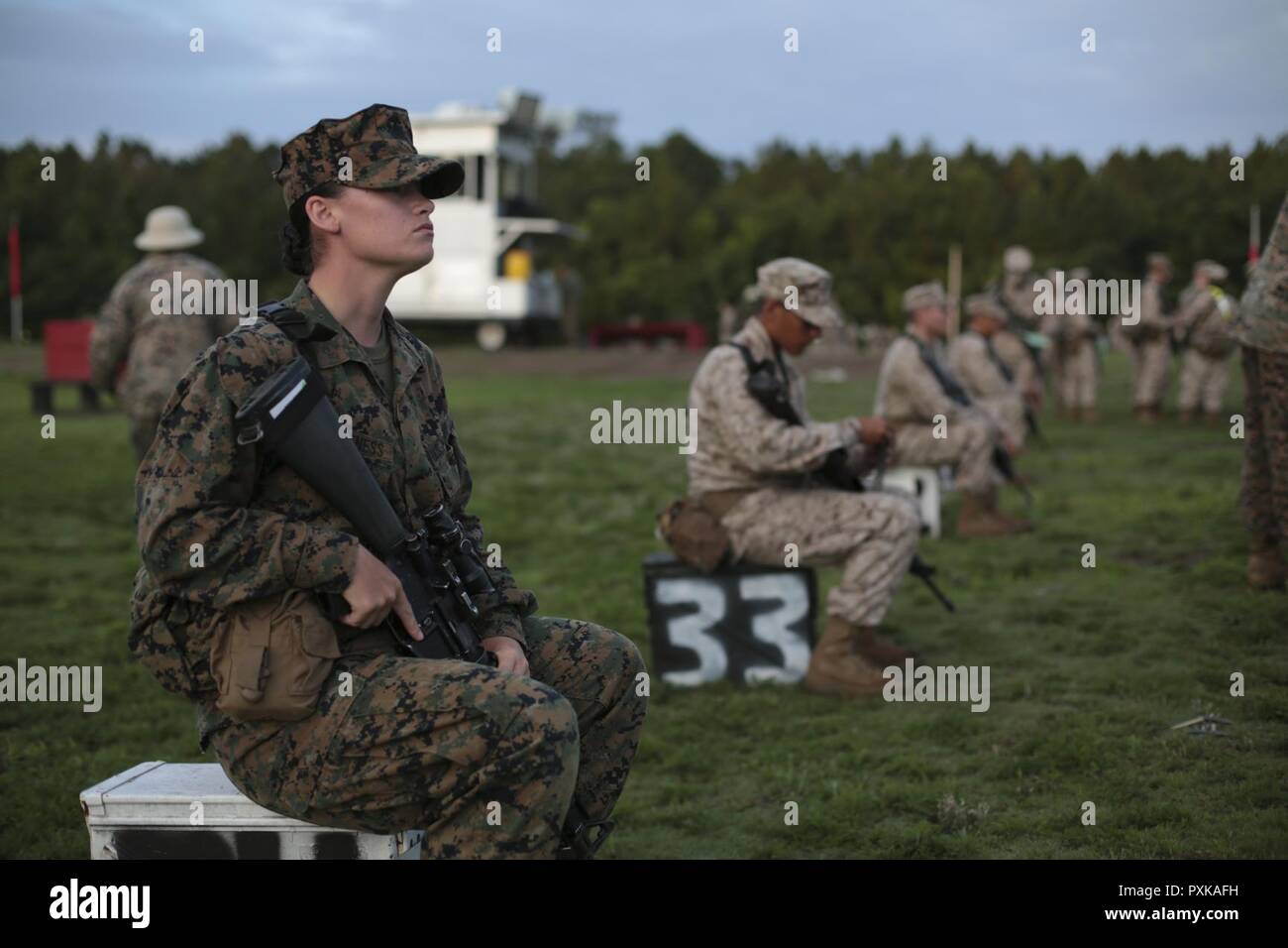U.S. Marine Corps Rct. Summer Nugeness, platoon 4024, November Company ...