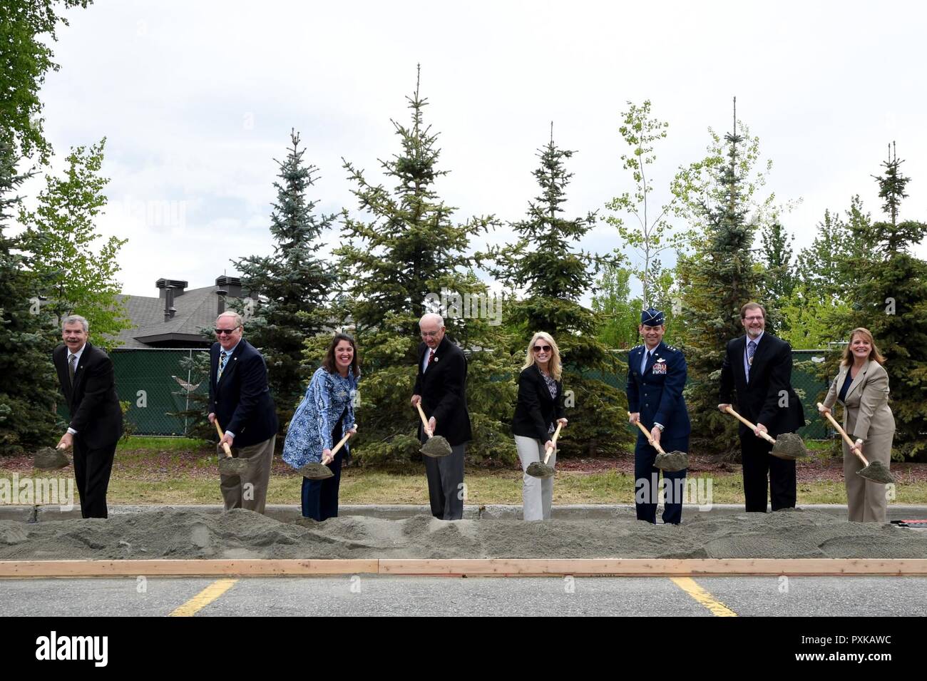 (left to right) Brian Gawne, Vice President of Community Relations ...