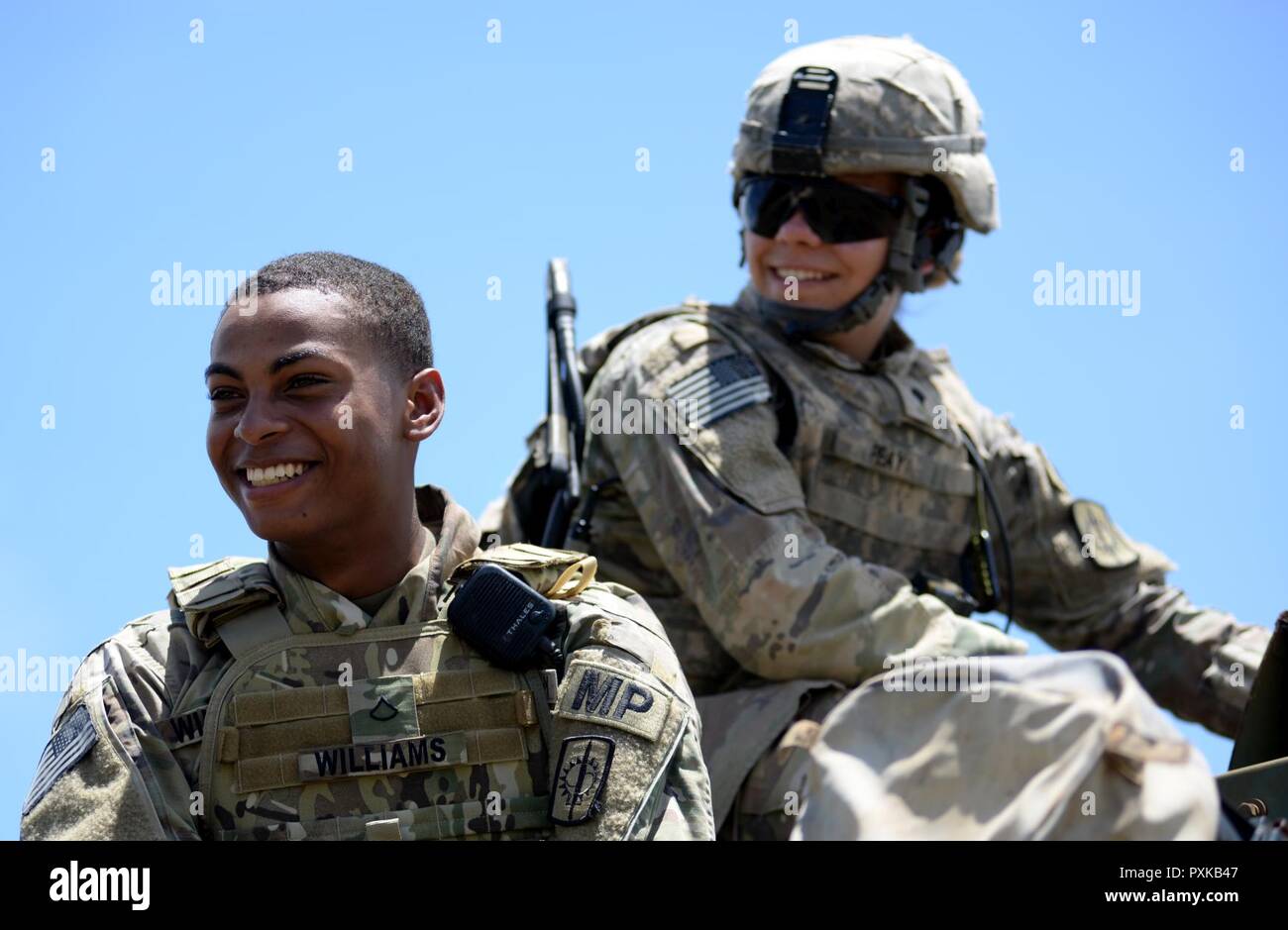 U.S. Soldiers from Task Force Talon, 94th Army Air and Missile Defense ...
