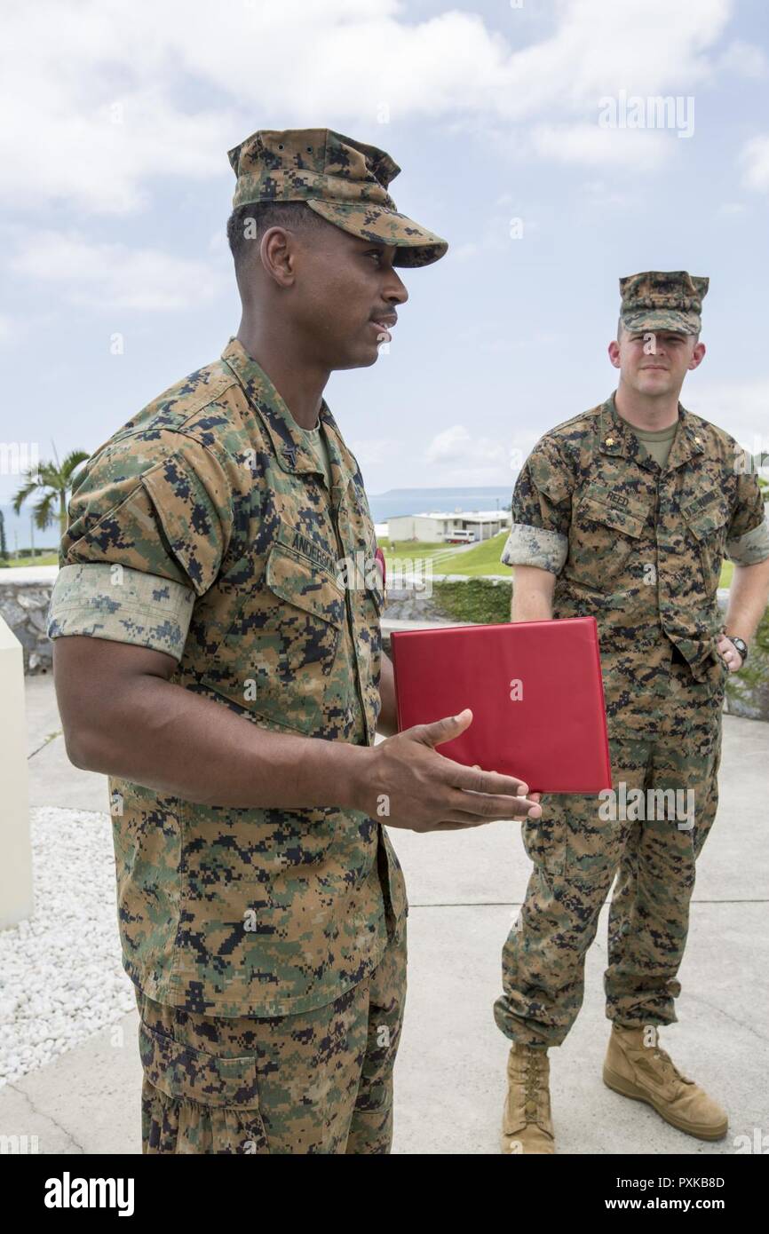 U.S. Marine Cpl. Adrian Anderson, the Current Operations Non ...
