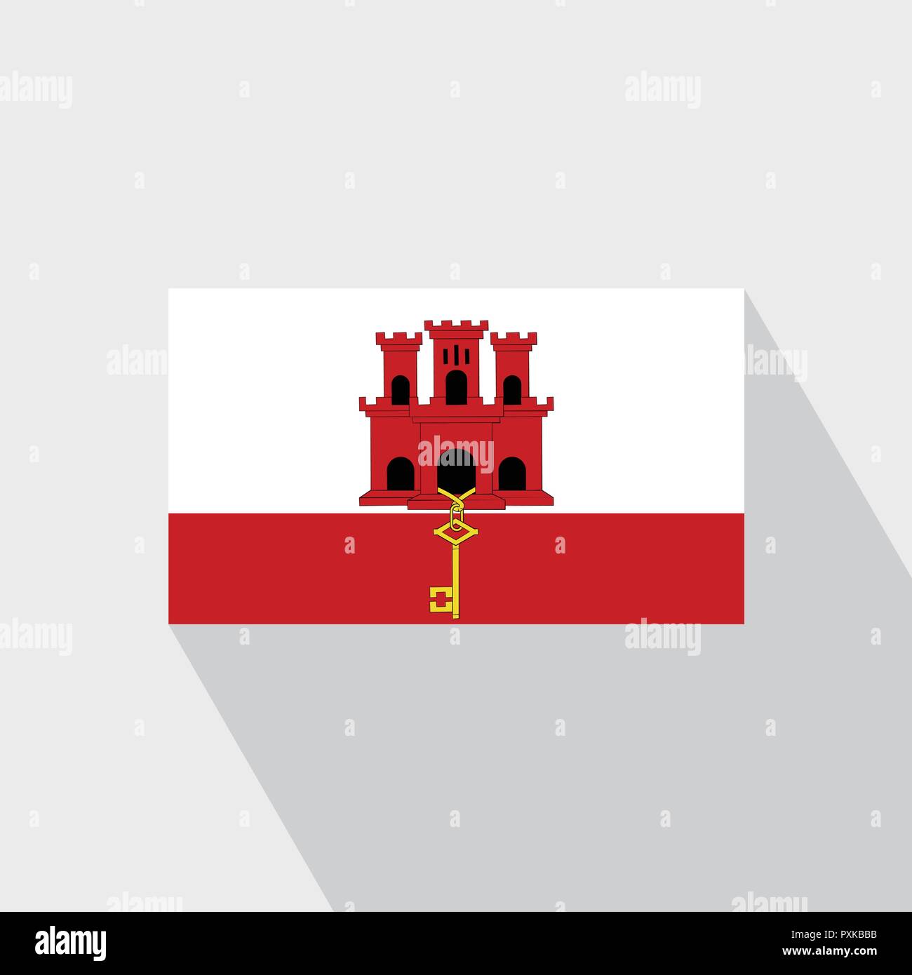 Vector gibraltar flag art hi-res stock photography and images - Alamy