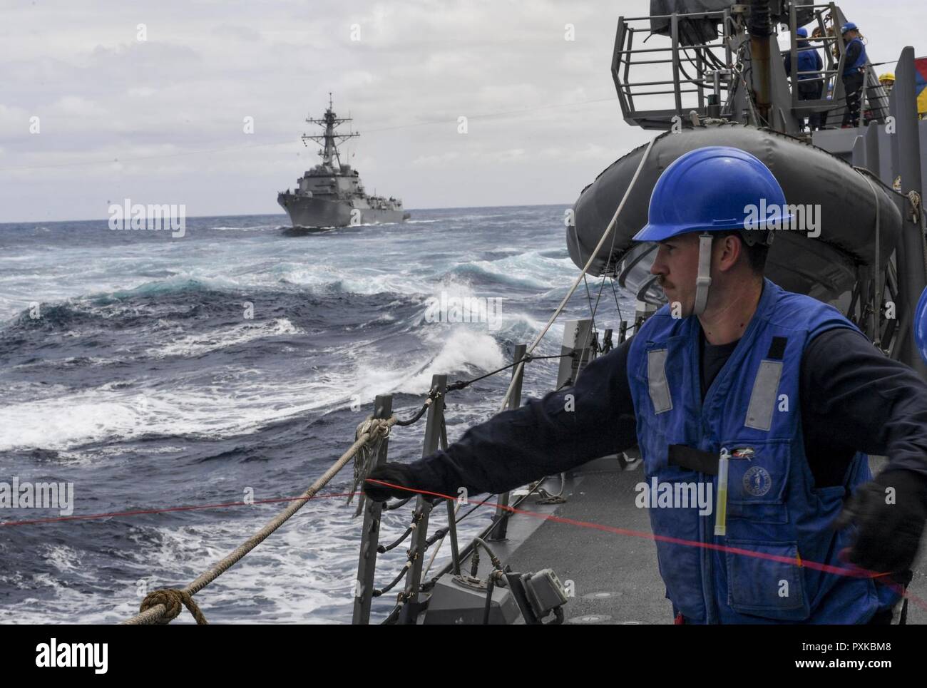 WESTERN PACIFIC (June 3, 2017) Seaman Christopher Tittle, from Muscle ...