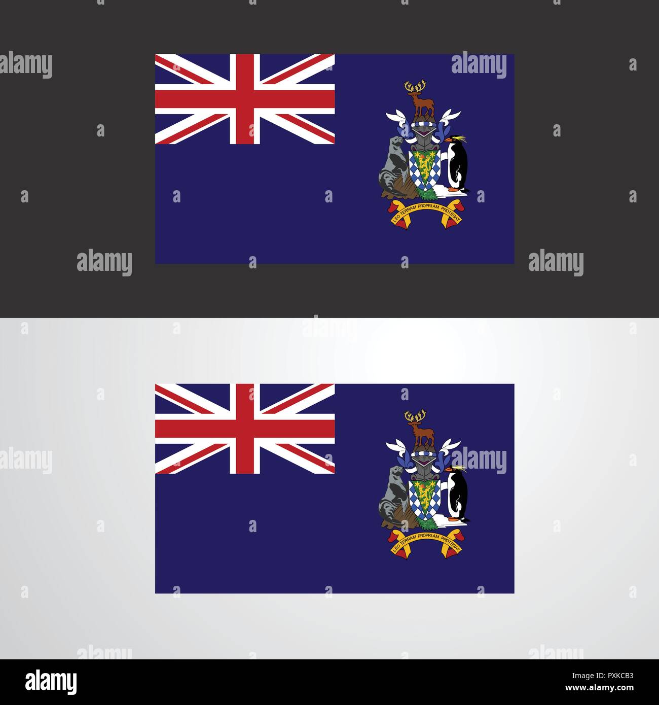 South Georgia Flag banner design Stock Vector Image & Art - Alamy