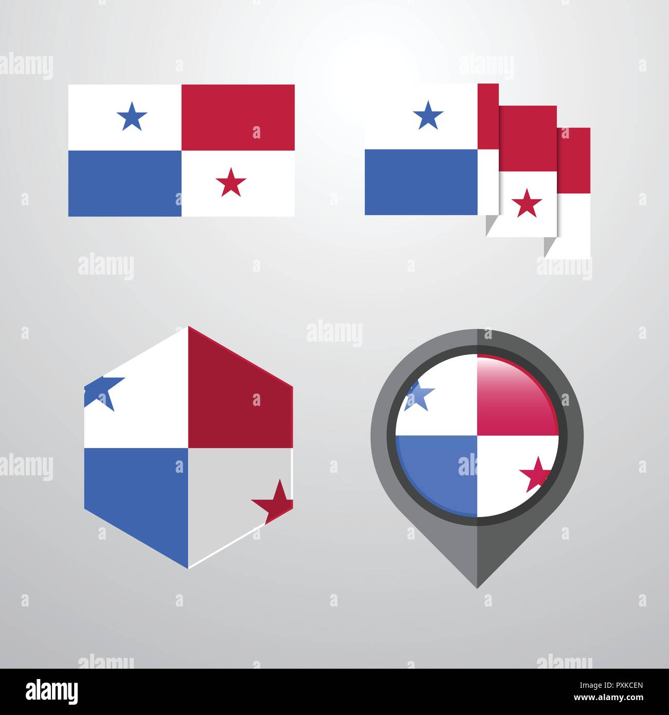 Panamanian emblem Stock Vector Images - Alamy