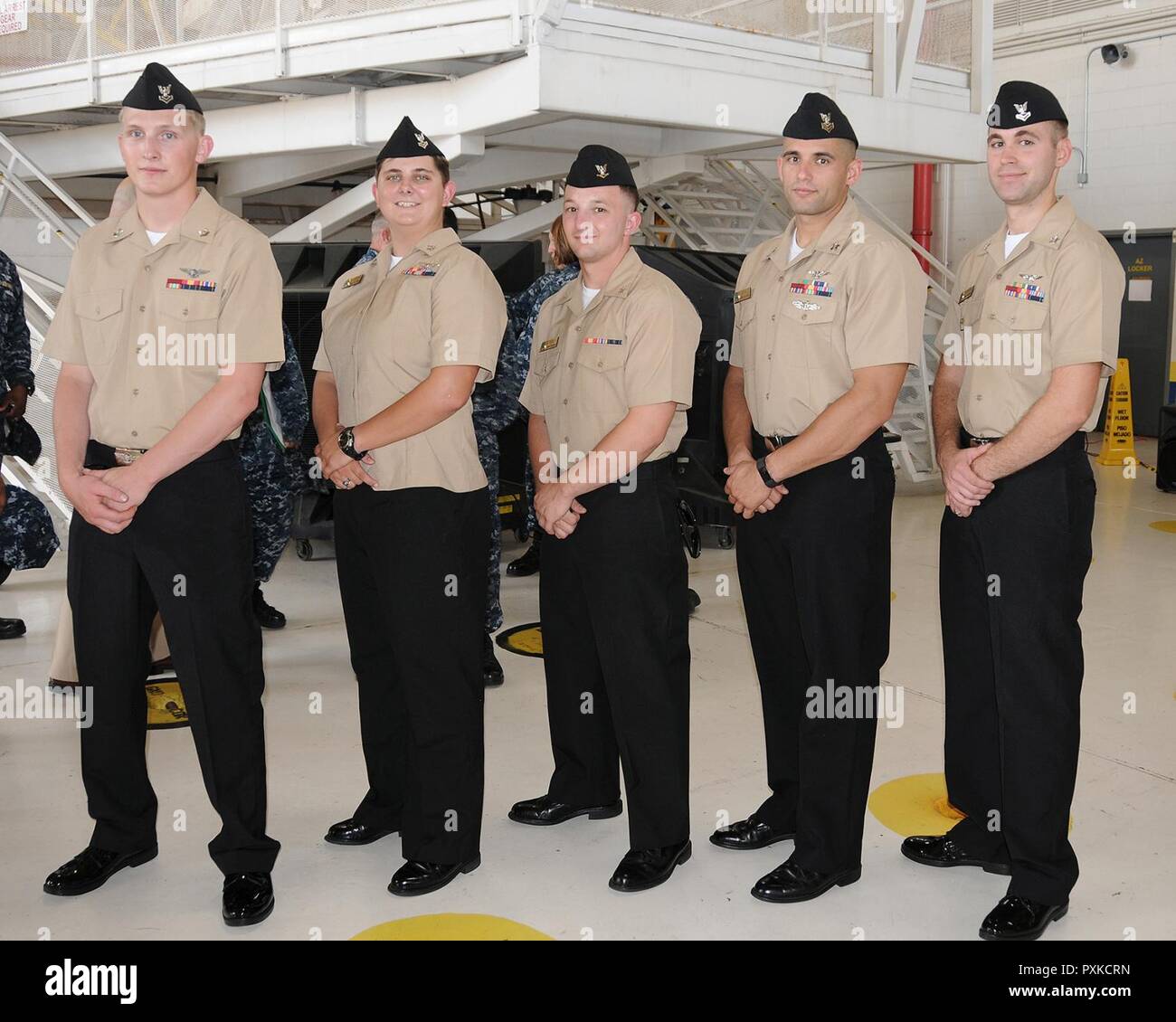 JACKSONVILLE, Fla. (June 2, 2017) A group of five Aviation Support ...
