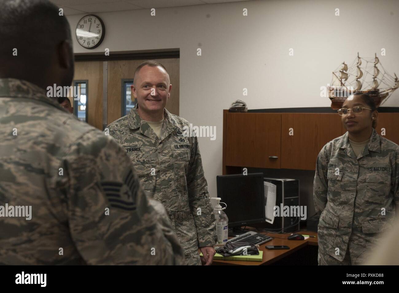 Chief Master Sgt. Jason France, Air Force Materiel Command command ...