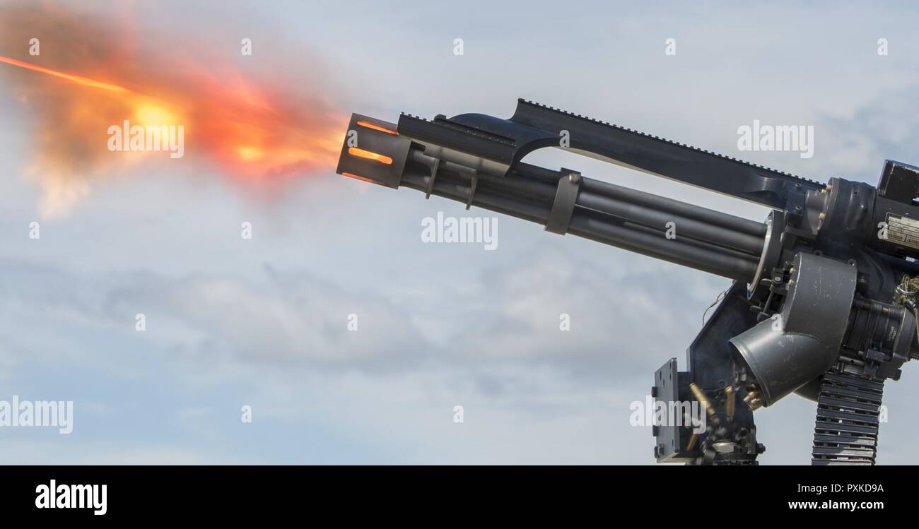 Minigun Firing