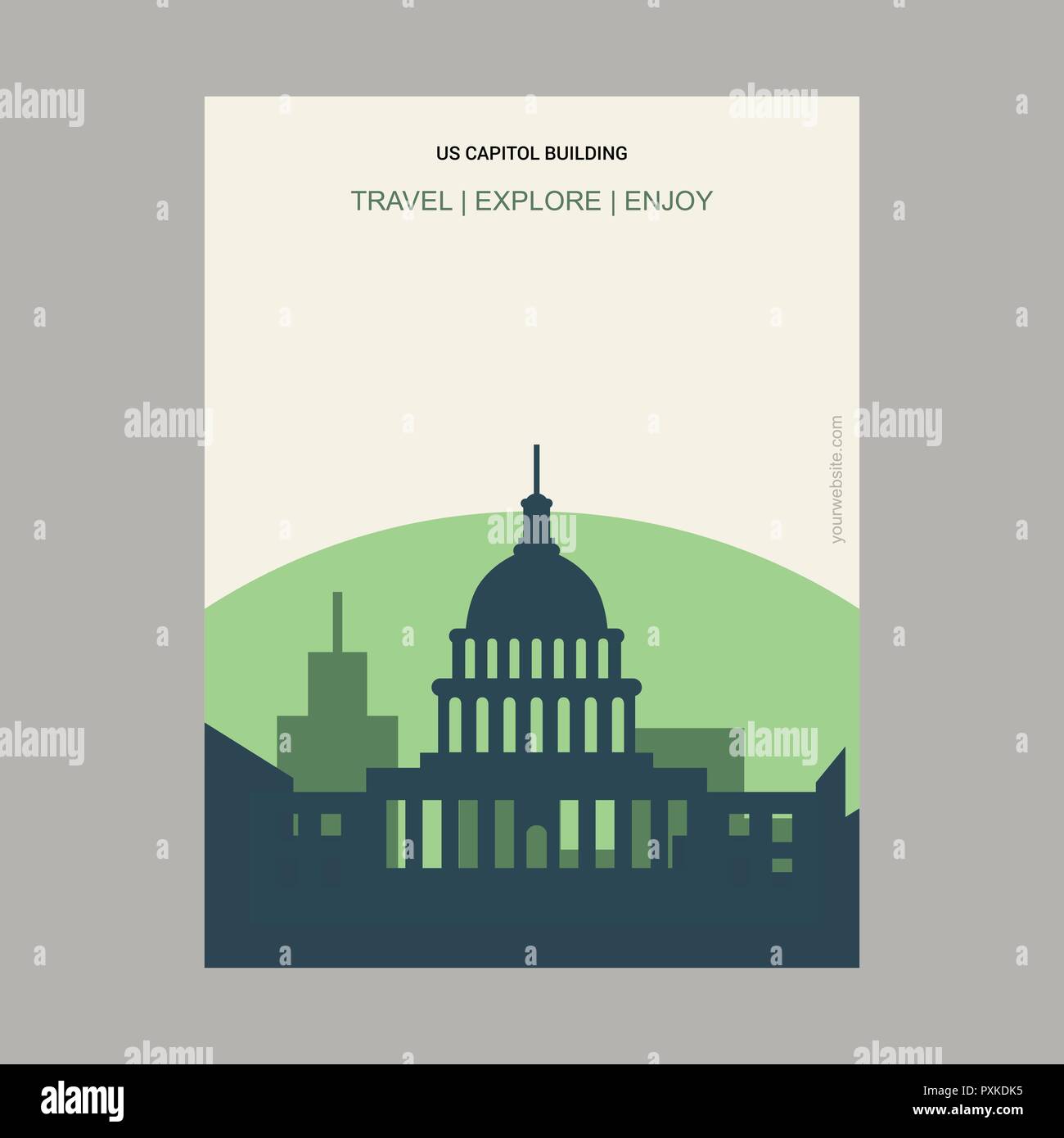 Vintage washington dc architecture Stock Vector Images - Alamy