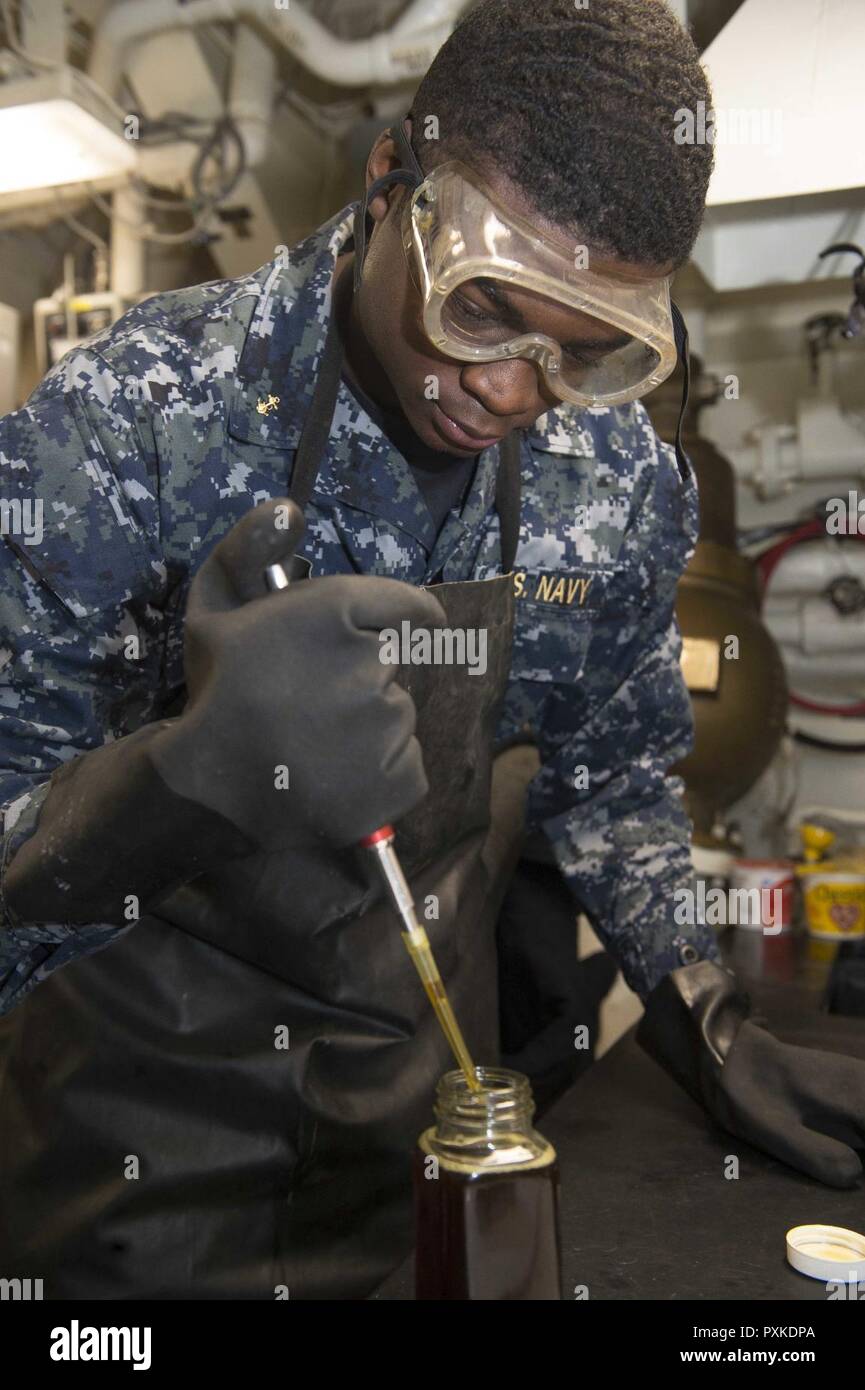 NAVAL STATION ROTA, Spain (June 4, 2017) Midshipman 3rd Class Jared ...
