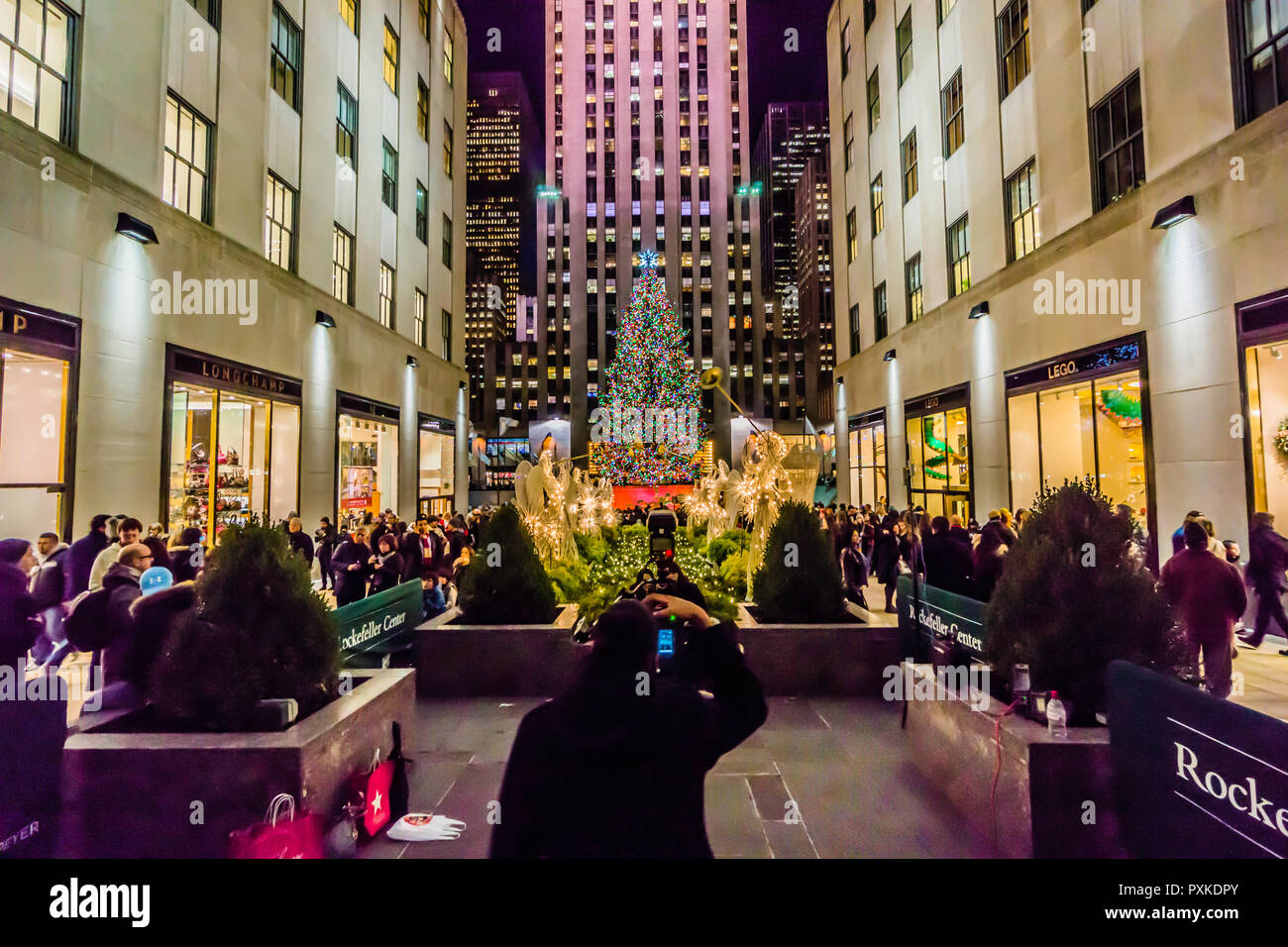Rockefeller Center Manhattan New York, New York, USA Stock Photo - Alamy