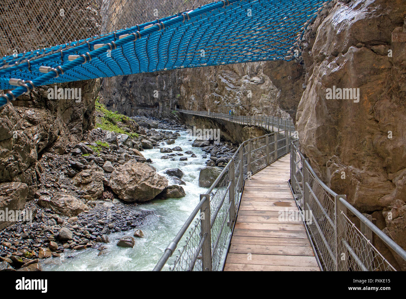 The 'Spider Web' net in Glacier Canyon Stock Photo - Alamy